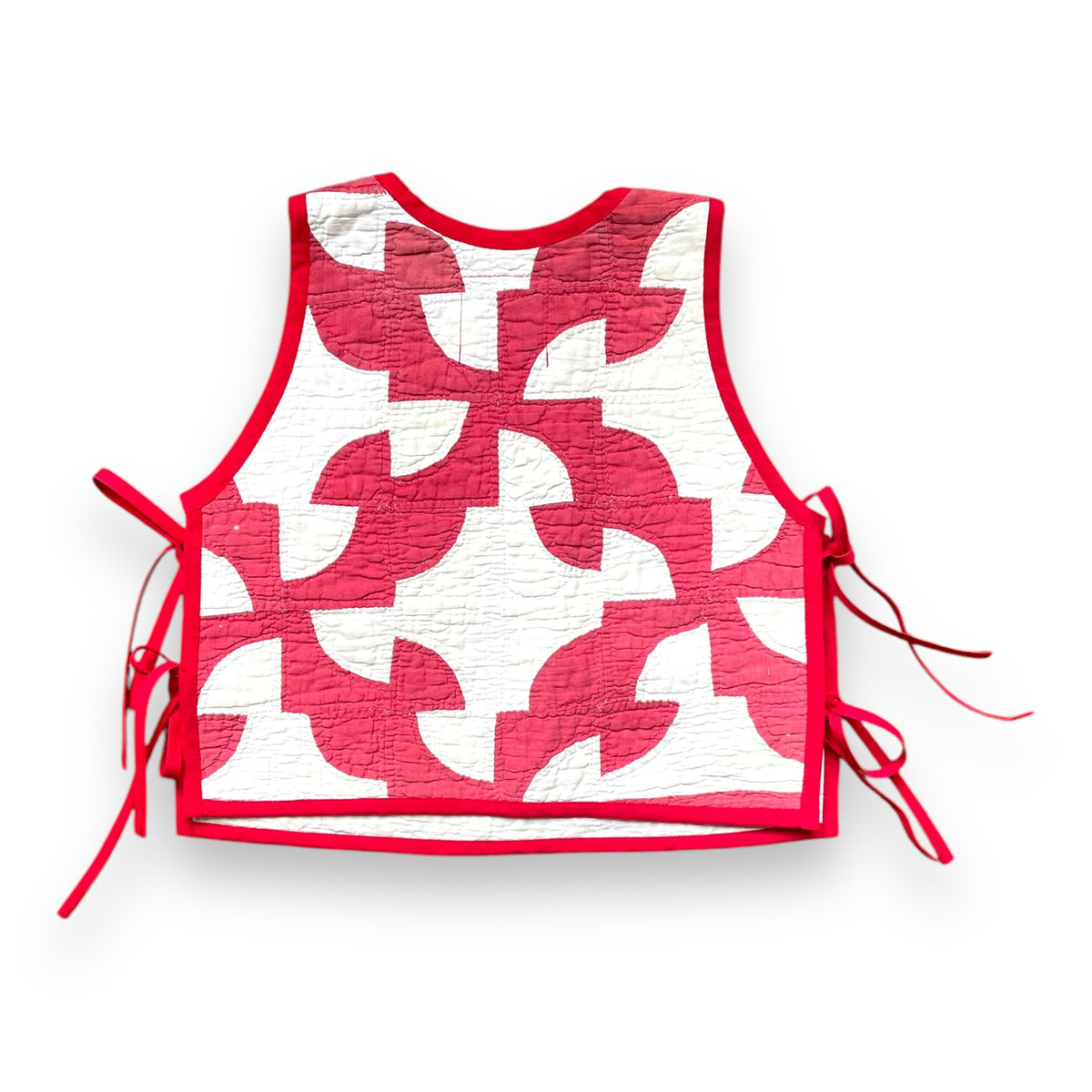 Pullover Side-Tie Vest | Vintage Drunkards Path Quilt | Small – Bravo ...